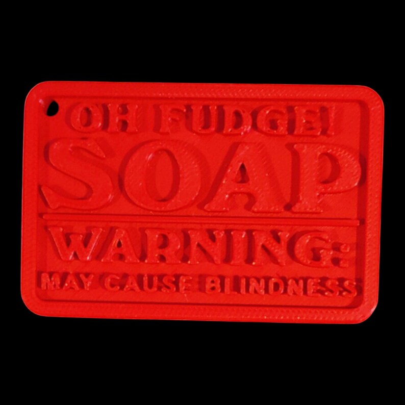 3d-printed "oh Fudge!" Bar of Soap A Christmas Story-inspired Christmas ...