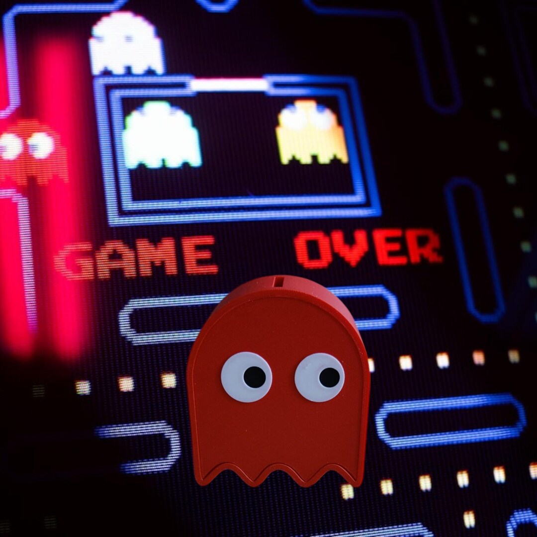 Pac-man Ghost Piggy Bank – 3D Printed Retro Arcade Coin Bank - Etsy