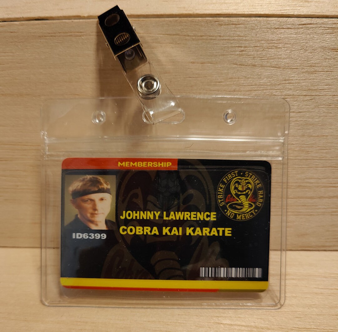 Johnny Lawrence Cobra Kia Karate Membership ID Card - Etsy