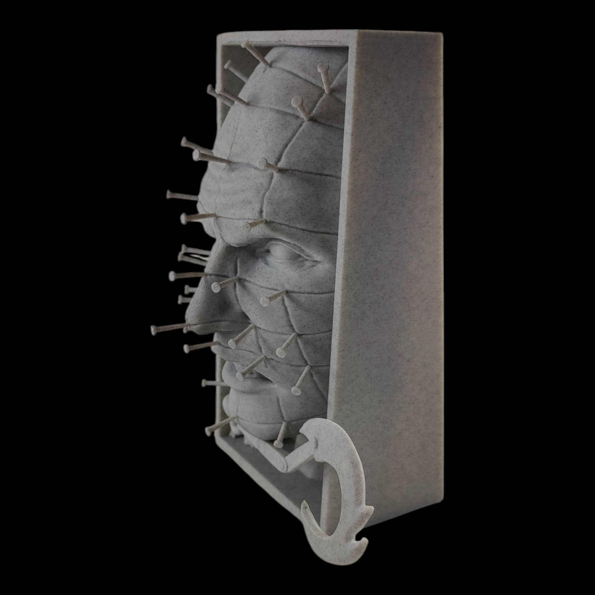 Hellraiser Pinhead-inspired 3d-printed Book Nook - Etsy