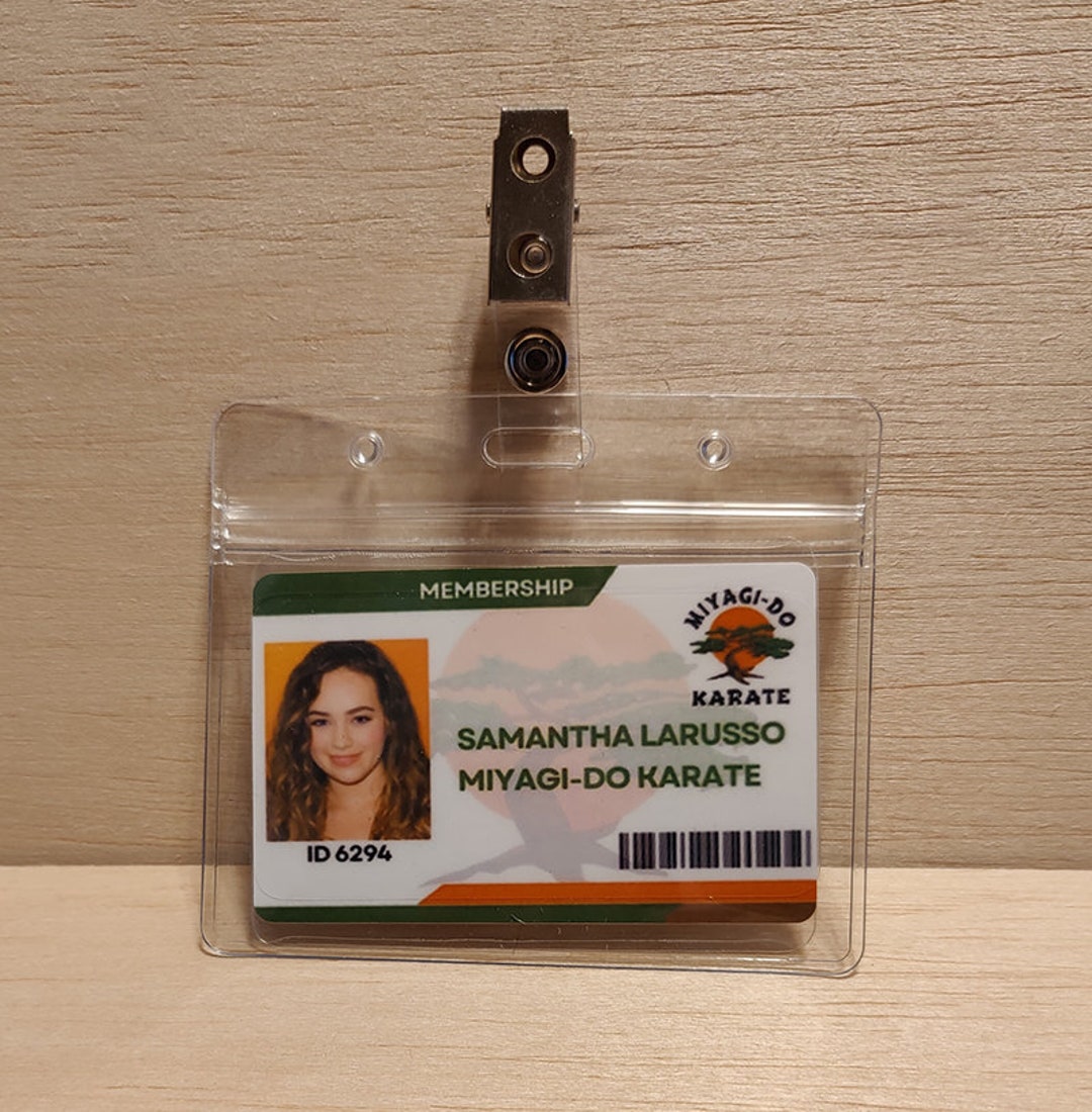 Samantha Larusso Miyagi-do Karate Membership ID Card - Etsy
