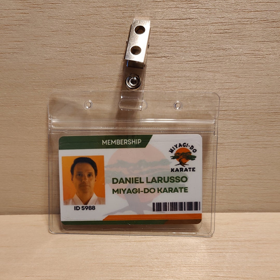 Daniel Larusso Miyagi-do Karate Membership ID Card - Etsy