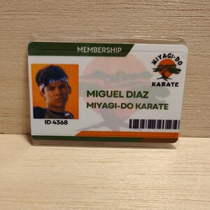 Miguel Diaz Miyagi-do Karate Membership ID Card - Etsy