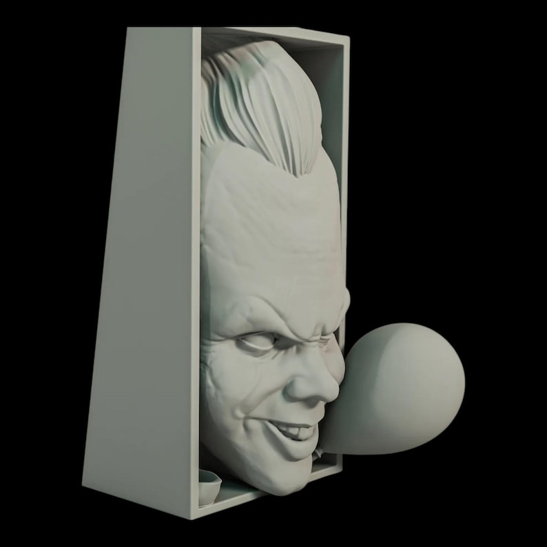 Pennywise-inspired 3d-printed Book Nook - Etsy