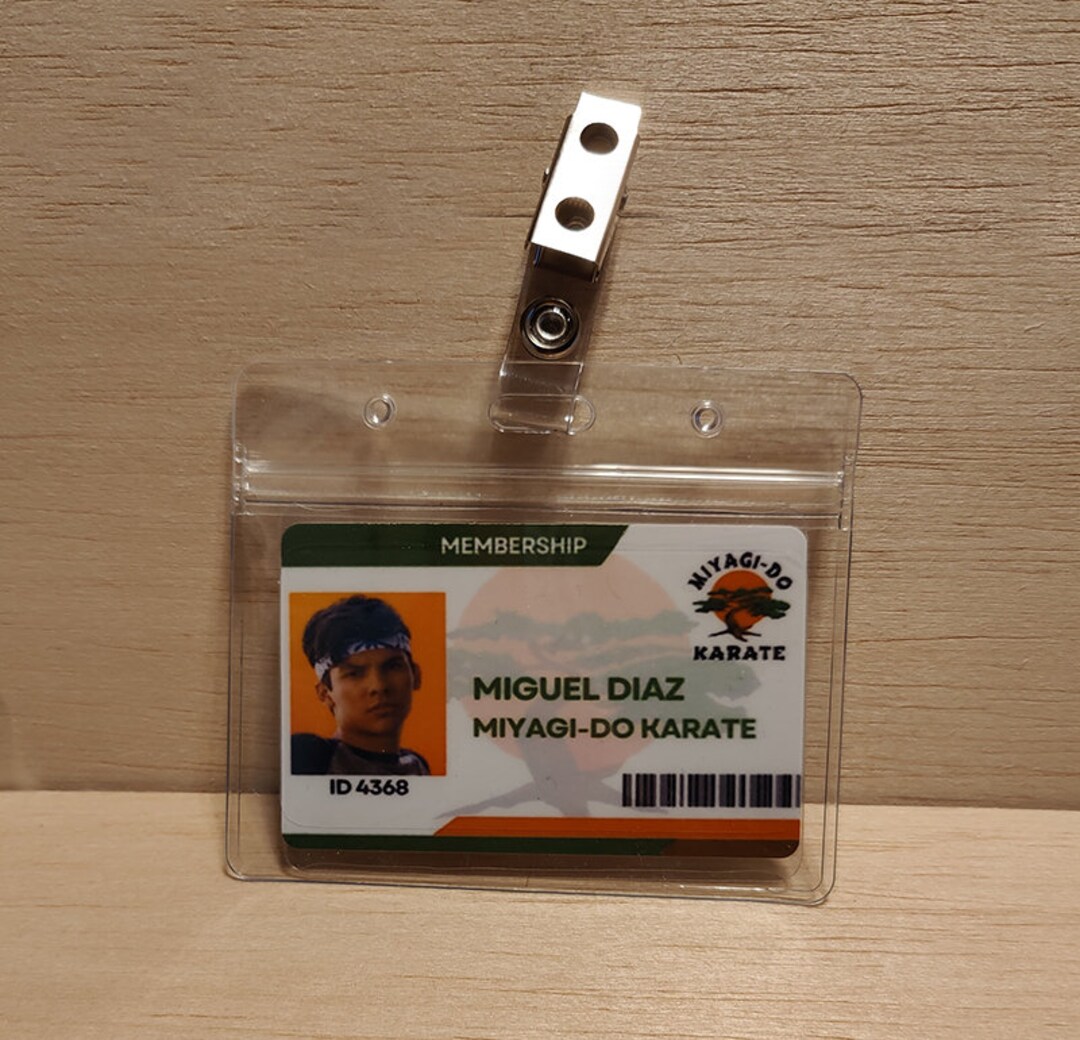 Miguel Diaz Miyagi-do Karate Membership ID Card - Etsy