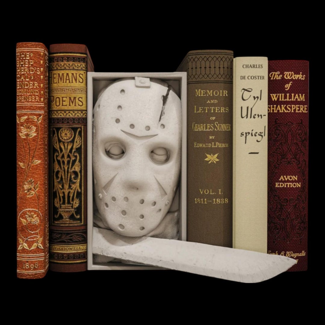 Friday the 13th Jason Voorhees-inspired 3d-printed Book Nook - Etsy