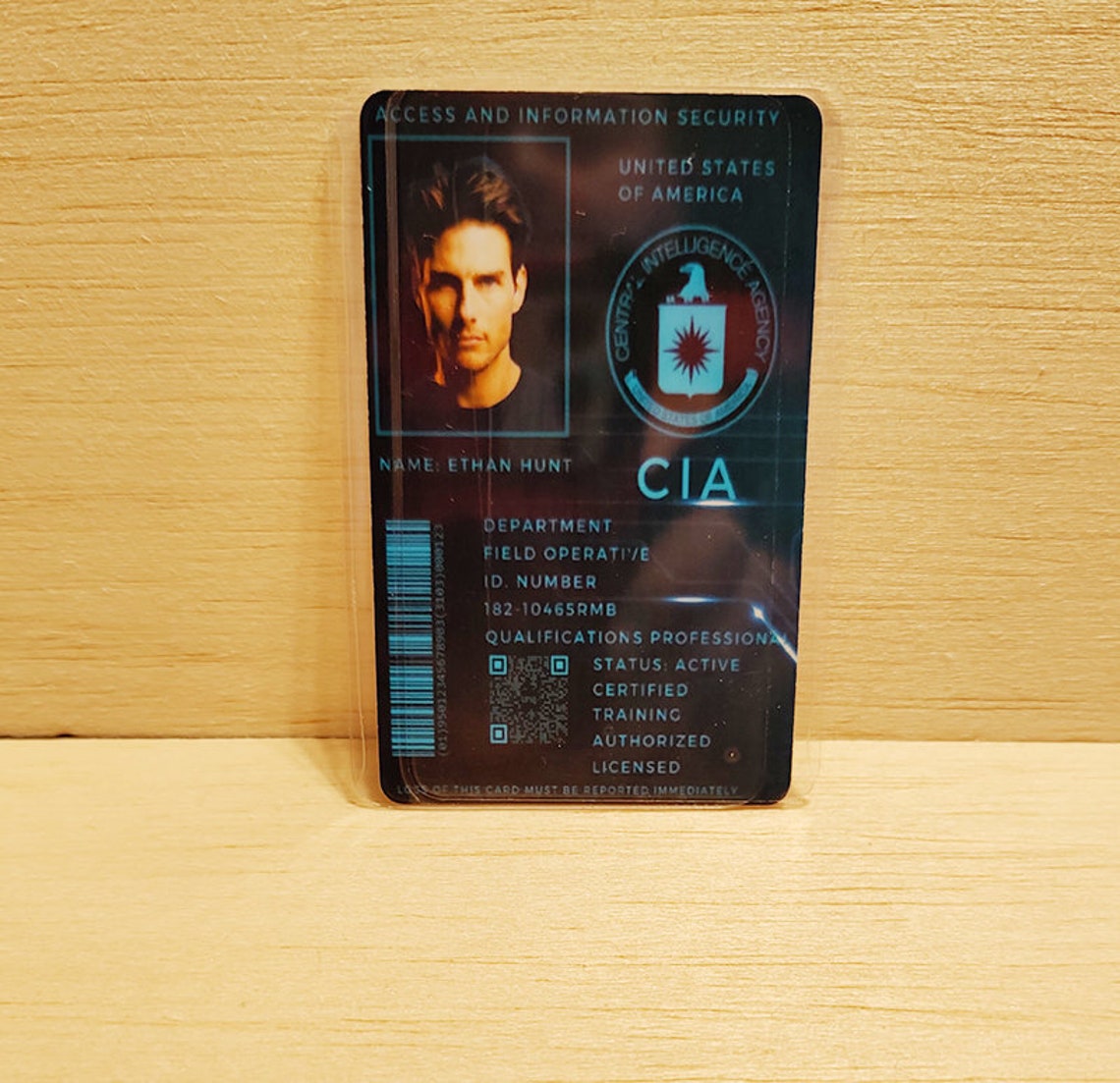Mission Impossible Ethan Hunt ID Card - Etsy