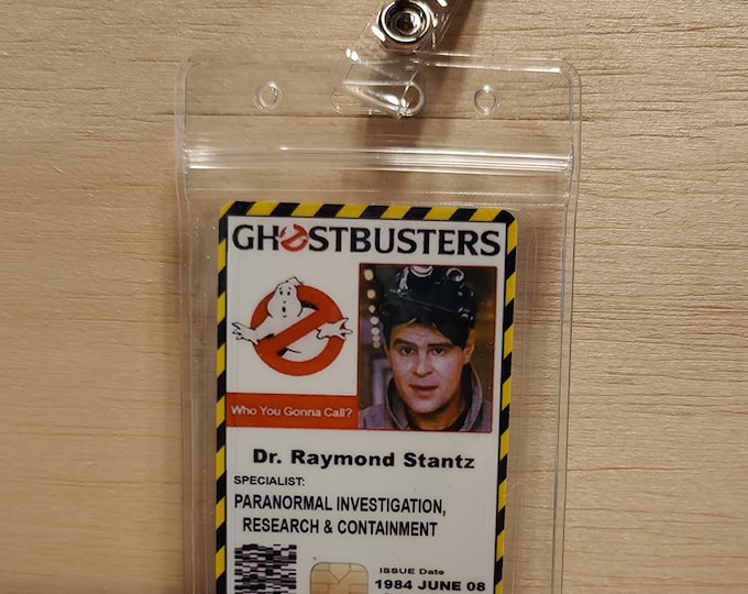 Ghostbusters Dr. Raymond Stantz ID Card - Etsy