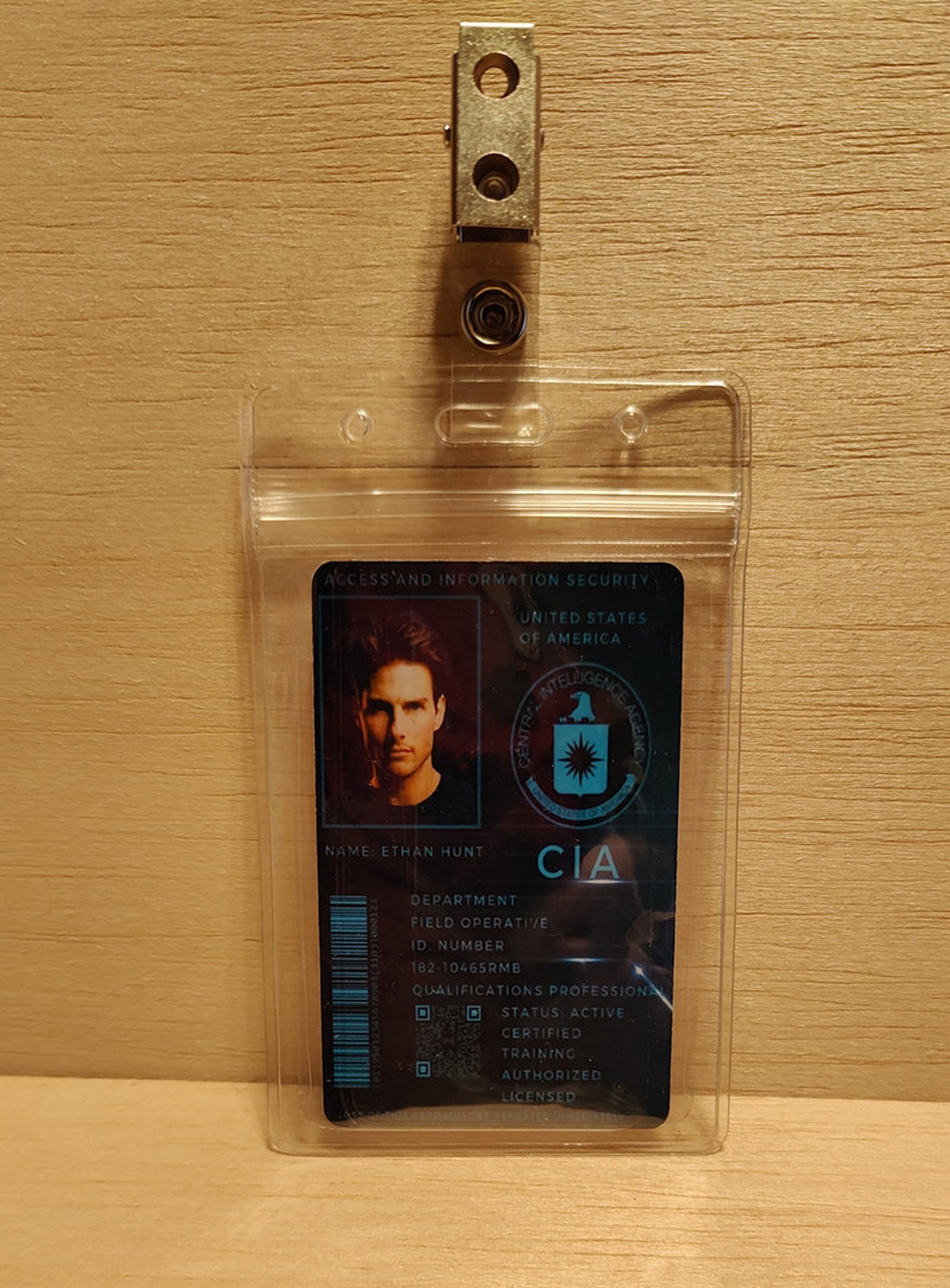 Mission Impossible Ethan Hunt ID Card - Etsy