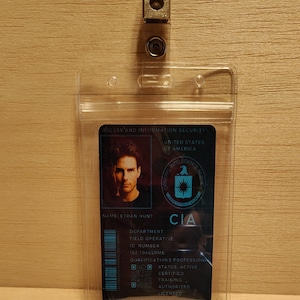 Mission Impossible Ethan Hunt ID Card - Etsy