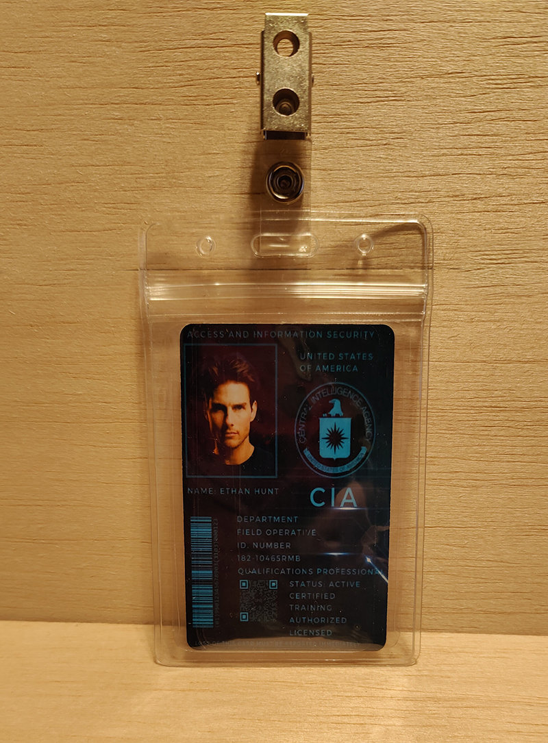 Mission Impossible Ethan Hunt ID Card - Etsy