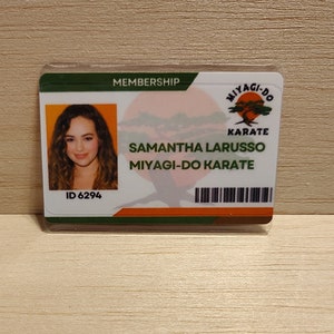 Samantha Larusso Miyagi-do Karate Membership ID Card - Etsy