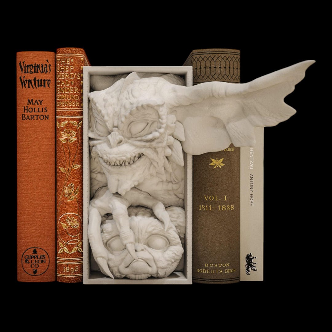 Gremlins-inspired 3d-printed Book Nook - Etsy