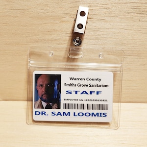 Halloween Dr. Sam Loomis Warren County's Smith's Grove Sanitarium ID ...