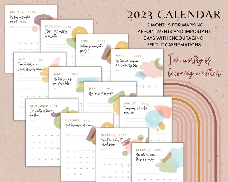 IVF Fertility Planner and Calendar | Track Medications and Appointments ...