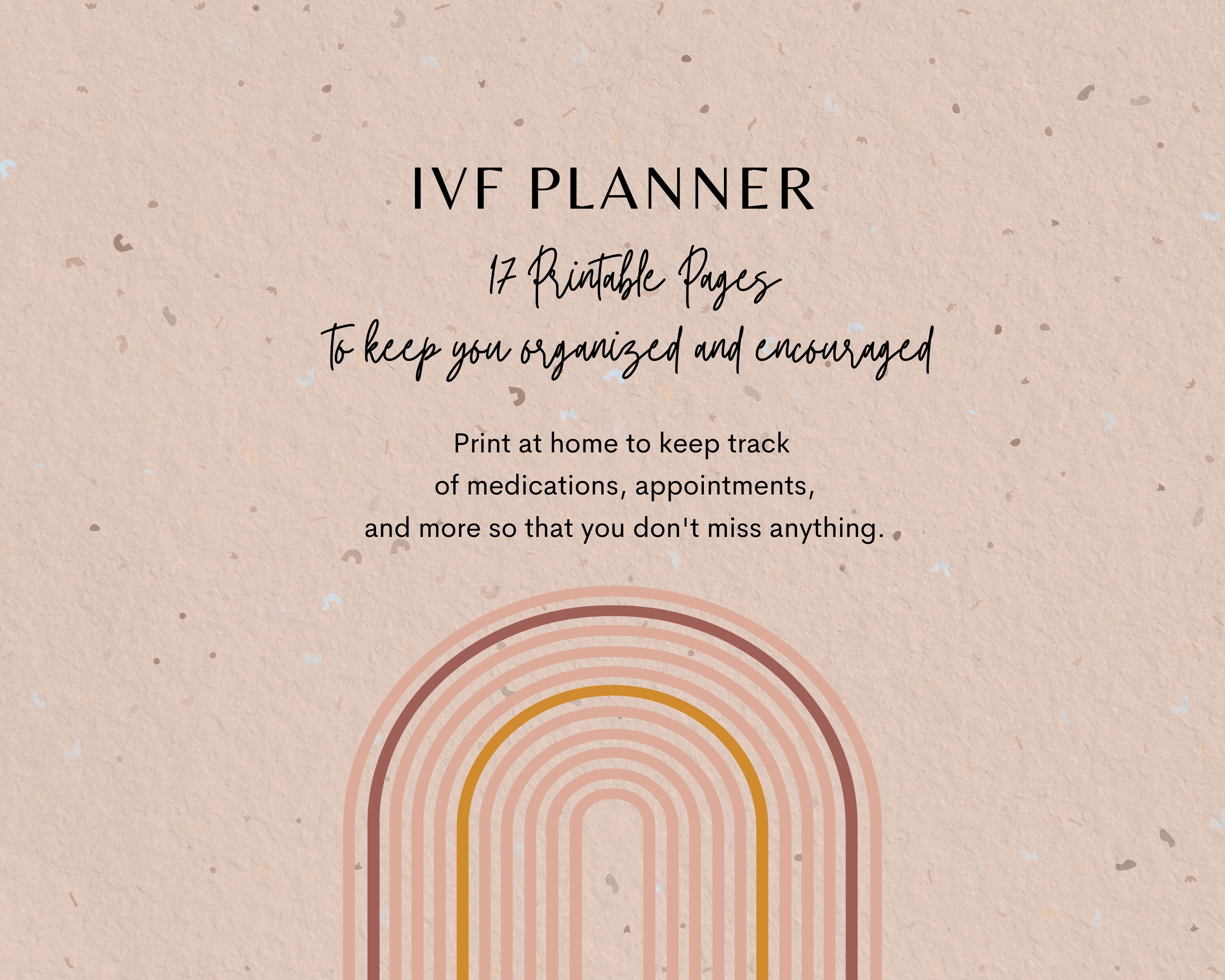 IVF Fertility Planner and Calendar | Track Medications and Appointments ...