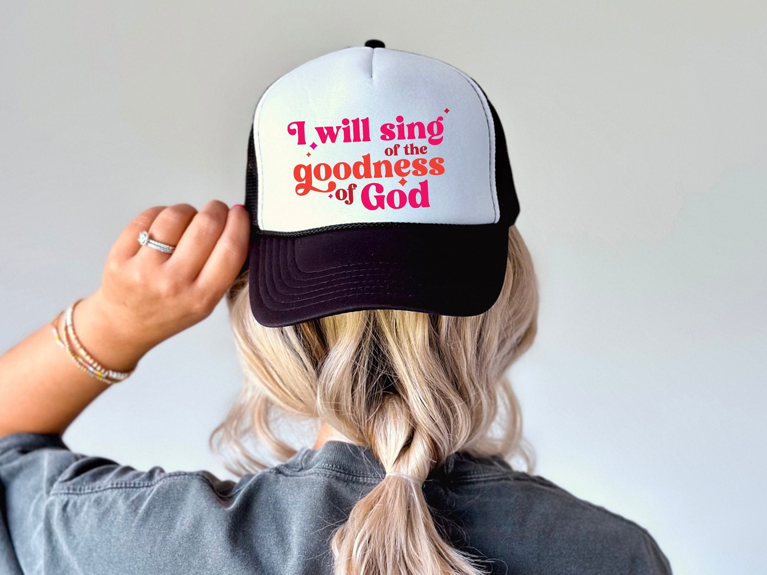 Goodness of God Snap-back Trucker Caps | Inspirational Hat | Christian ...