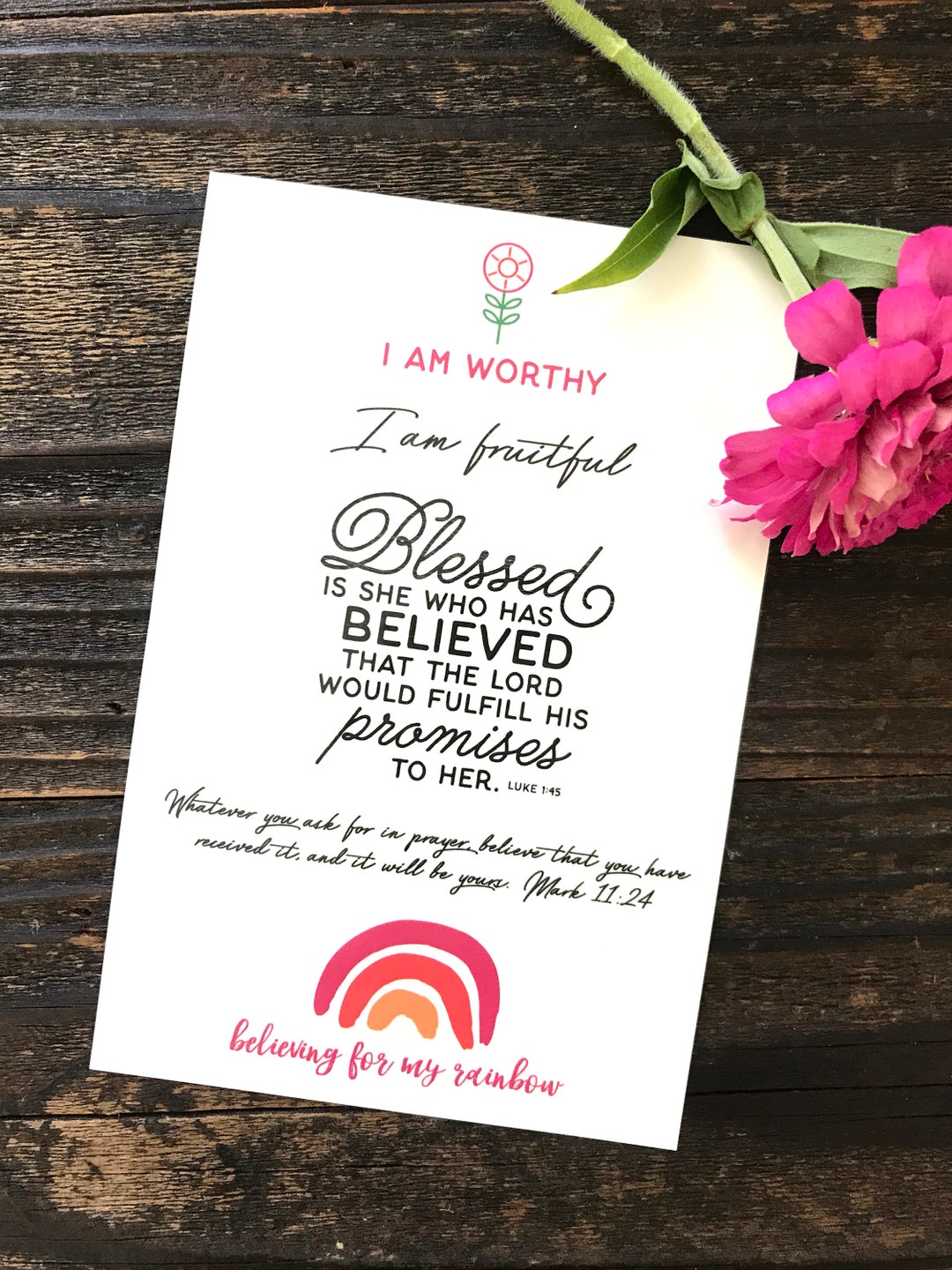 Fertility Temporary Tattoos Rub-on Bible Verse Tattoos for Infertility ...