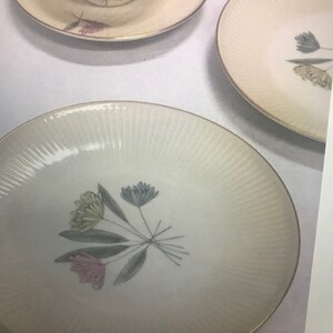 VINTAGE Thomas Germany China Lot 14 Pcs. Flower Cup Saucer Plate Mid ...