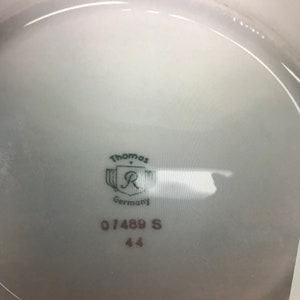 VINTAGE Thomas Germany China Lot 14 Pcs. Flower Cup Saucer Plate Mid ...