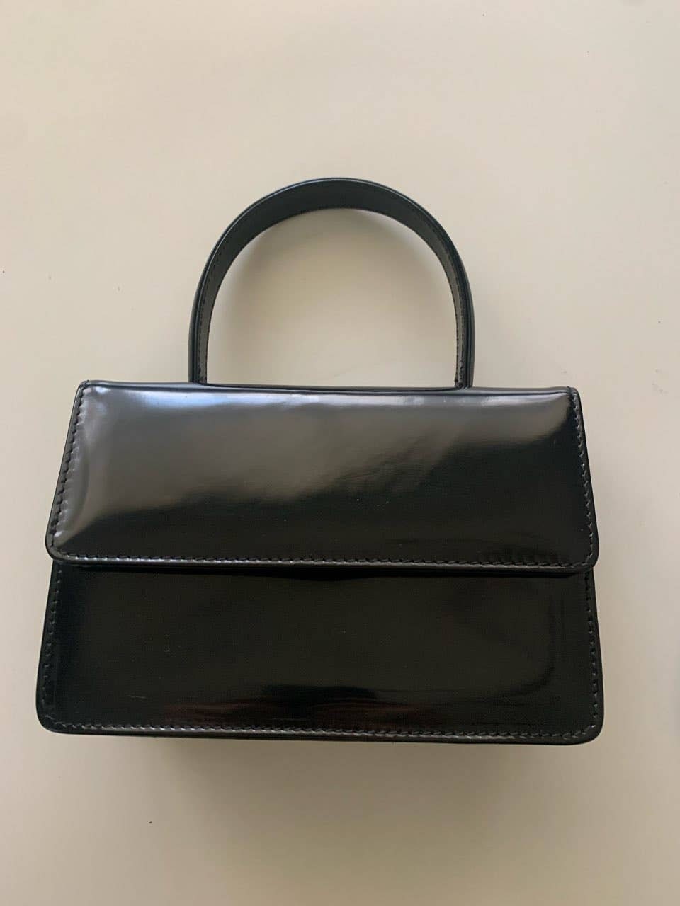 Vintage Ann Taylor Small Patent Leather Handbag/purse - Etsy