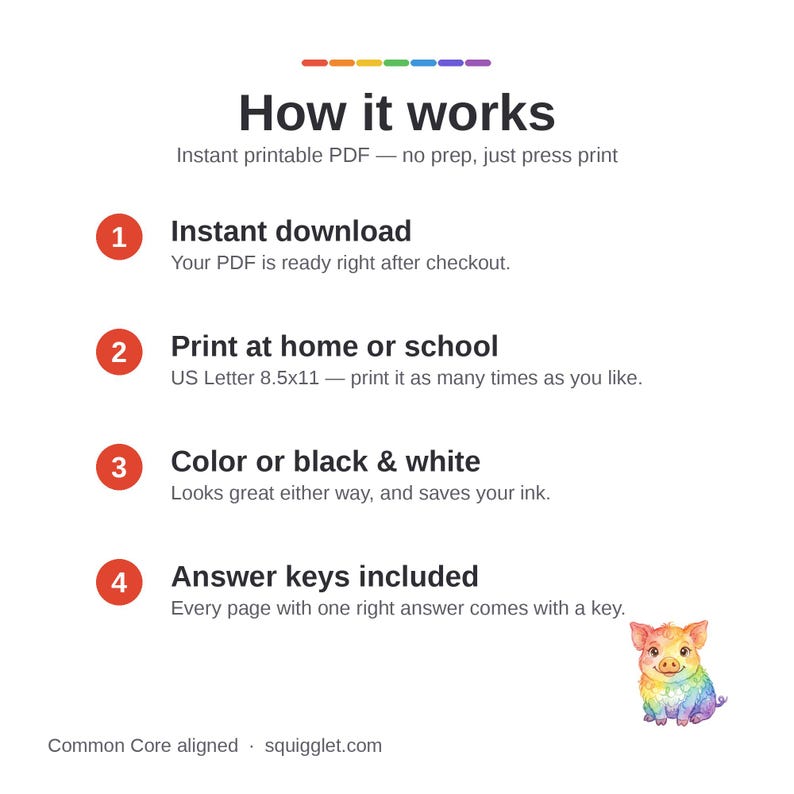 1st Grade Math Worksheets, Common Core Addition Subtraction (PDF) - Etsy