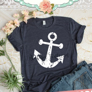 Distressed Anchor SVG Cut File - Instant Download - Etsy