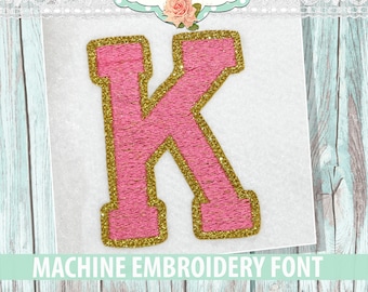 3D College Puff Foam Embroidery Font INSTANT DOWNLOAD - Etsy