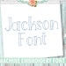 Baby Blue Script Font Machine Embroidery Font Set Instant - Etsy