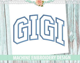 GIGI Machine Embroidery Applique Design Digital Download Pattern for ...