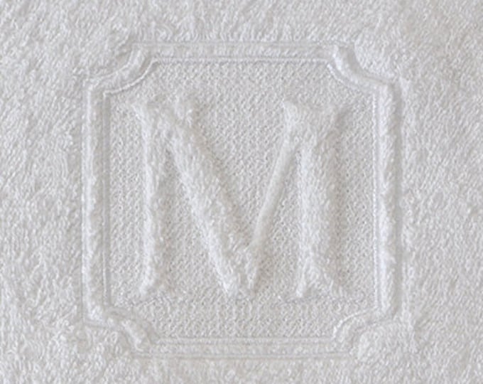 Victorian Embossed Embroidery Monogram Font - Instant Download - Etsy