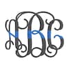 Victorian Bridal Monogram Font Frame - Instant Download - Etsy