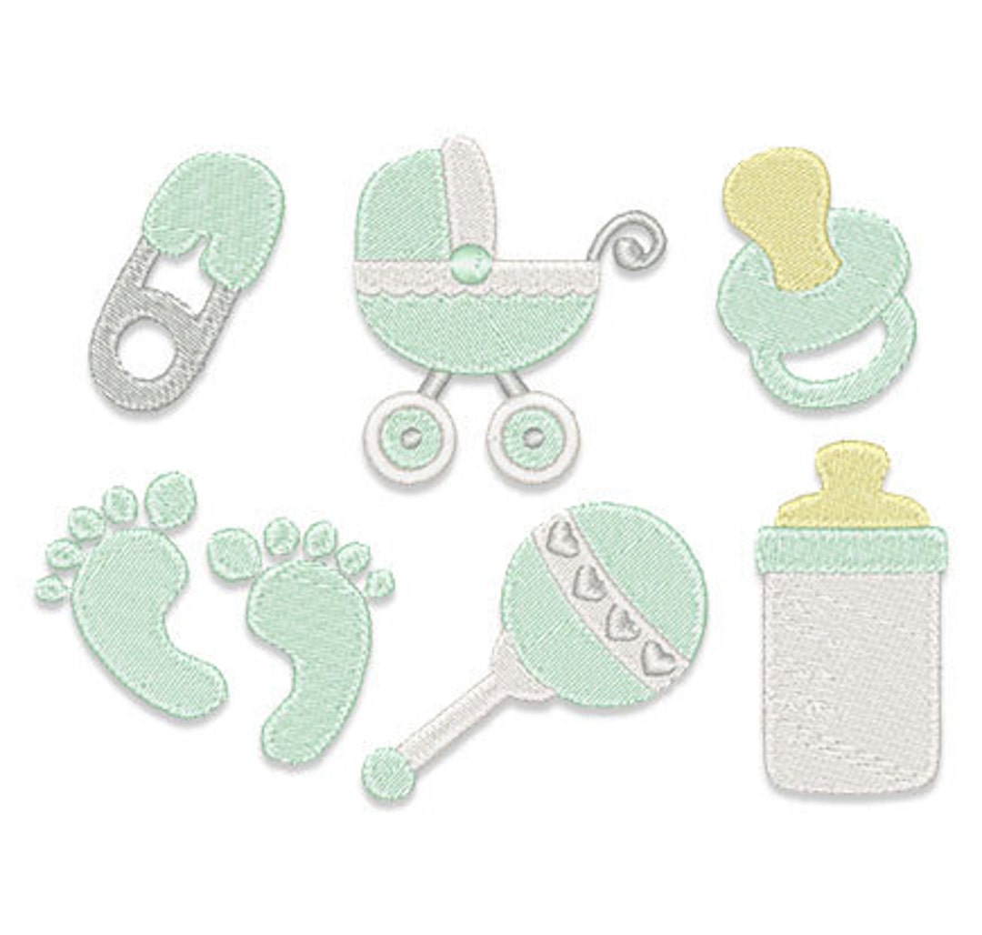Baby Mini's Embroidery Design Set - Instant Download - Etsy