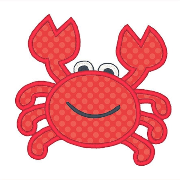 Crab Applique - Etsy
