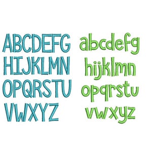 Brandon Machine Embroidery Font Set - Instant Download - Etsy