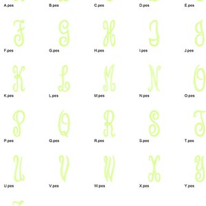 Classic Mini Monogram Embroidery Font - INSTANT DOWNLOAD - Etsy