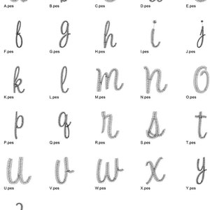 Cheer Embroidery Font Set - Instant Download - Etsy