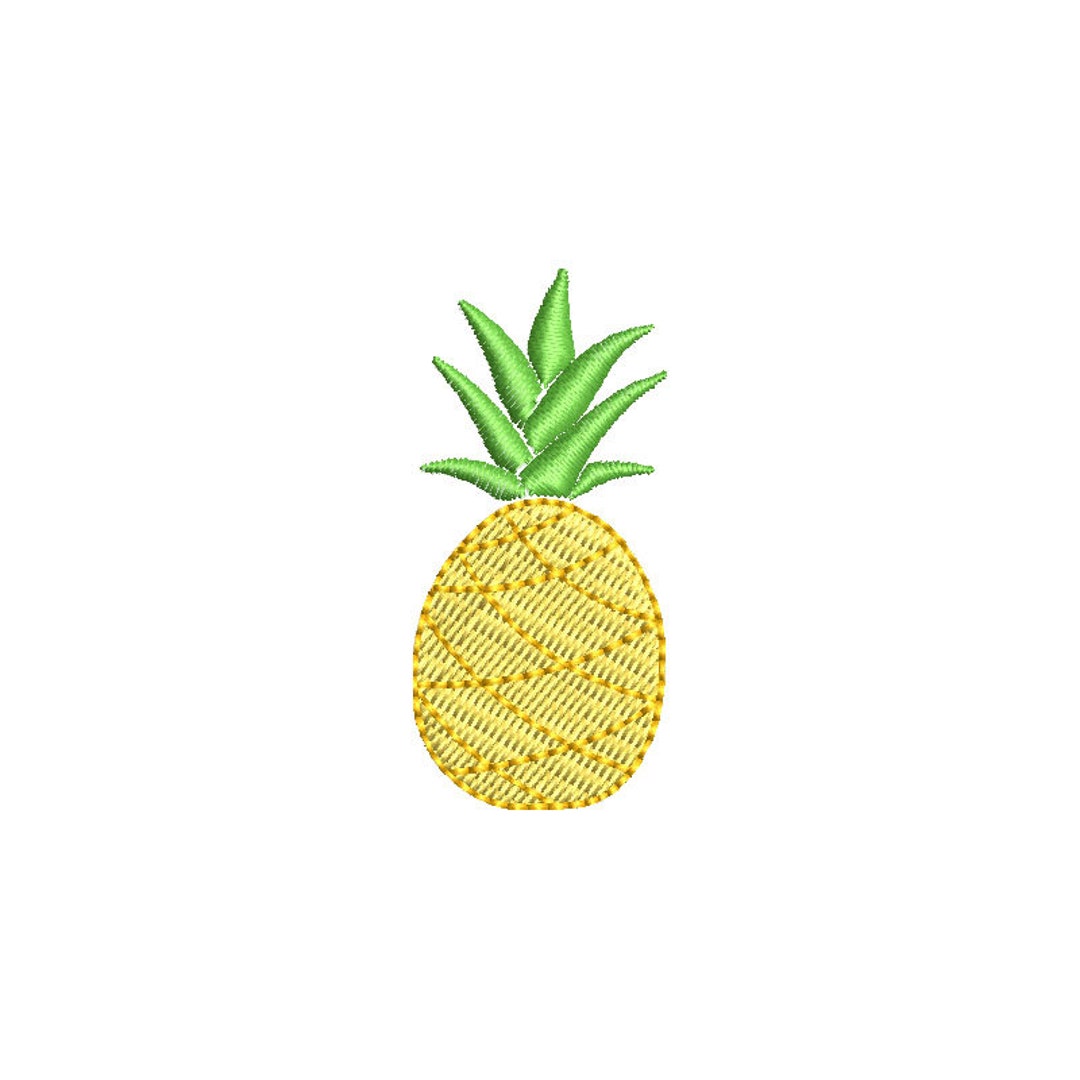 Mini Pineapple Machine Embroidery Design - Instant Download - Etsy