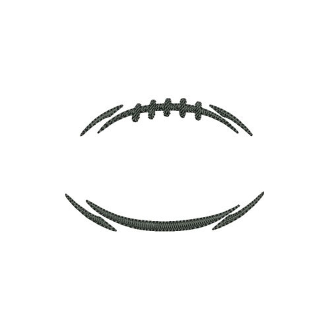 Mini Football Laces Embroidery Design - Instant Download - Etsy