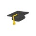 Mini Graduation Cap Embroidery Design - Instant Download - Etsy
