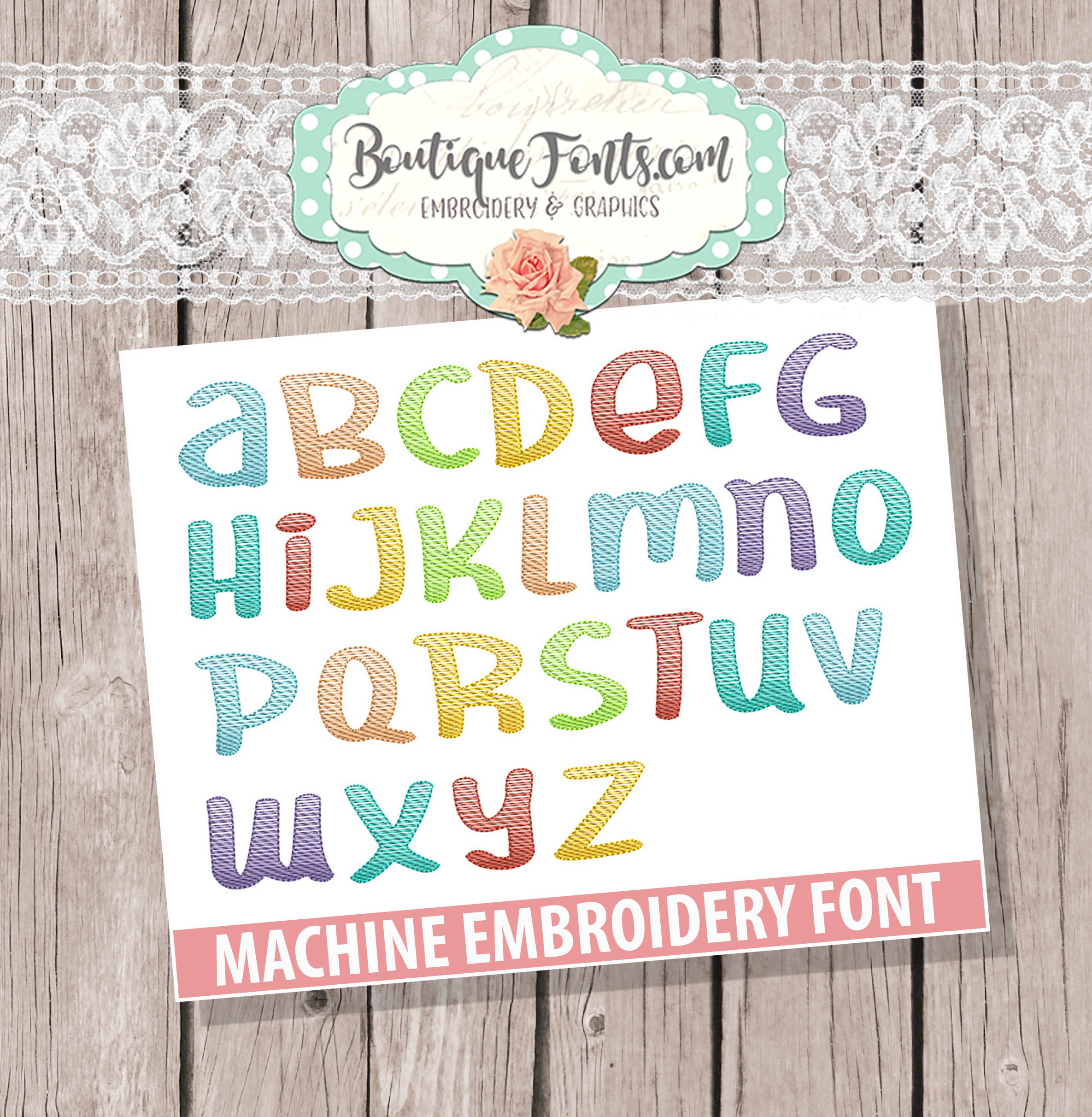 Liam Sketch Fill Embroidery Font Set Instant Download | Etsy