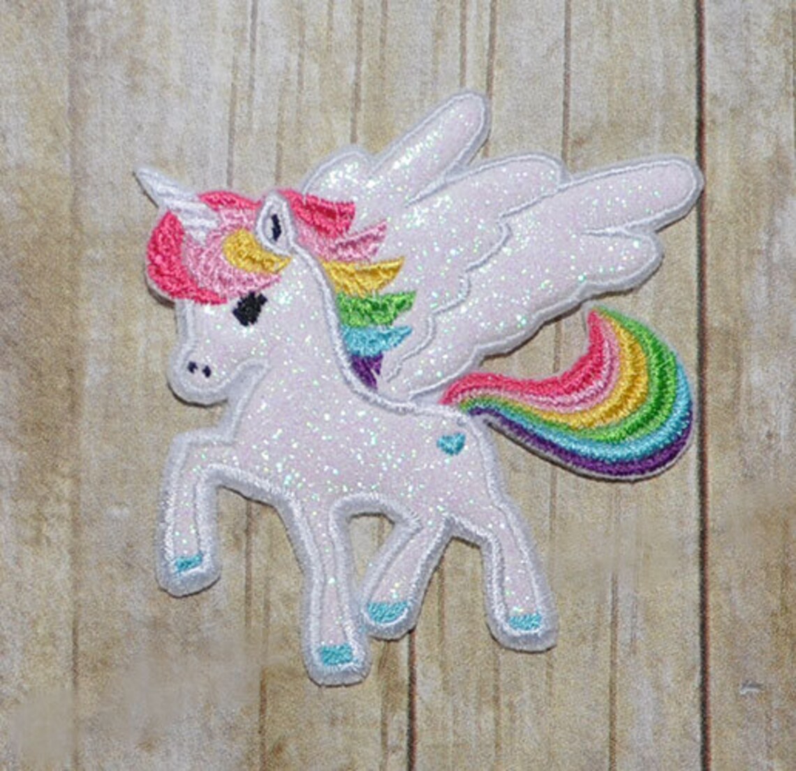 Unicorn Applique Embroidery Design Instant Download | Etsy UK