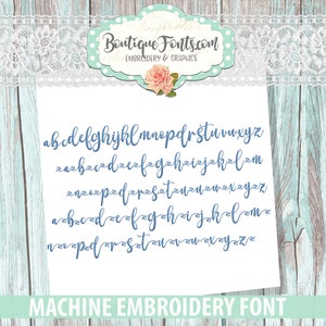 Sweetheart Script Font Machine Embroidery Font Set - Instant Download ...