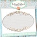Embossed Scroll Frame Embroidery Monogram Frame - Instant Download - Etsy