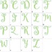 Curly Monogram Embroidery Font Set - Instant Download - Etsy