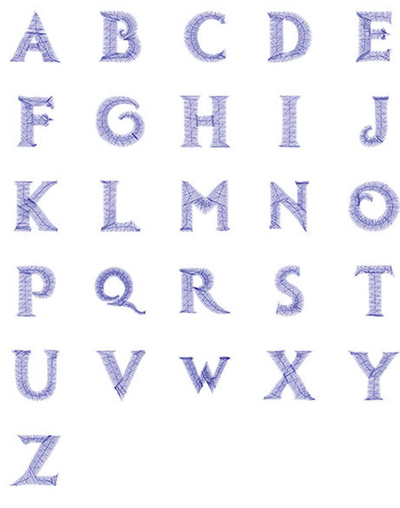 Frozen Inspired Embroidery Font Set Instant Download | Etsy