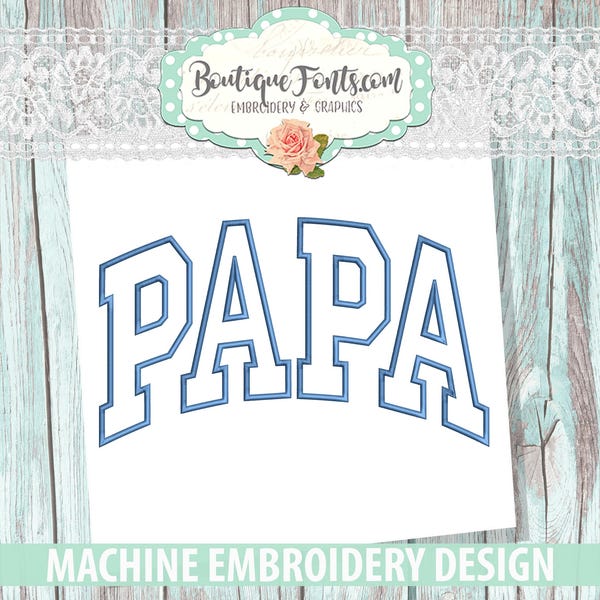 Papa Embroidery - Etsy