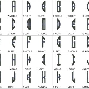 Blue Line Police Monogram Embroidery Font- Instant Download - Etsy