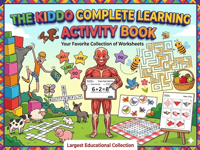 Ultimate Logic & Creativity Activity Bundle: 7-in-1 Printable Set ...