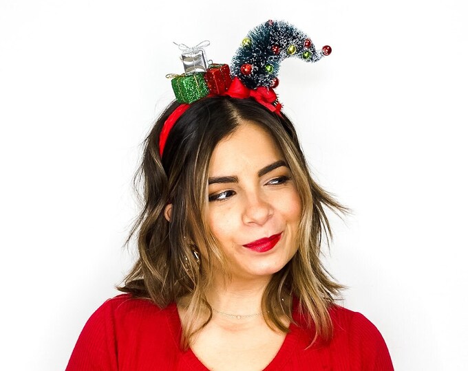 Christmas Tree Headband - Christmas Sweater Accessories - Christmas ...